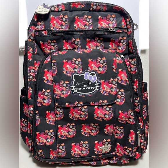 Ju-Ju-Be | Bags | Preloved Jujube Be Right Back Hello Kitty Diaper Bag ...